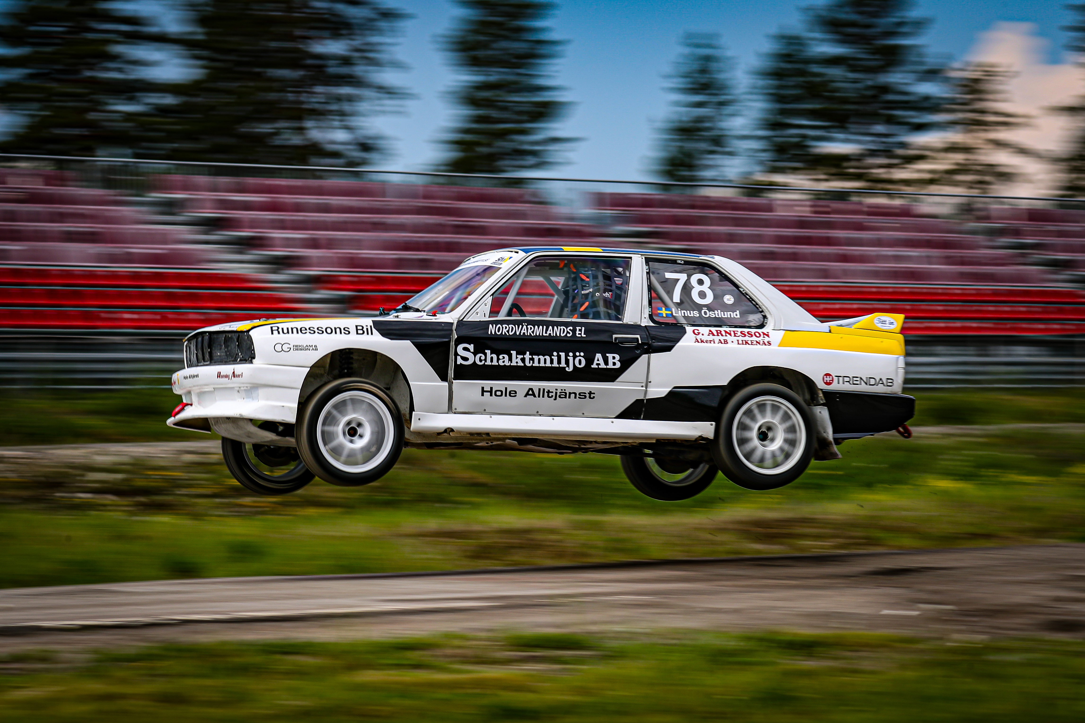 Rallycross - SM Höljes. Kvalomgång 1