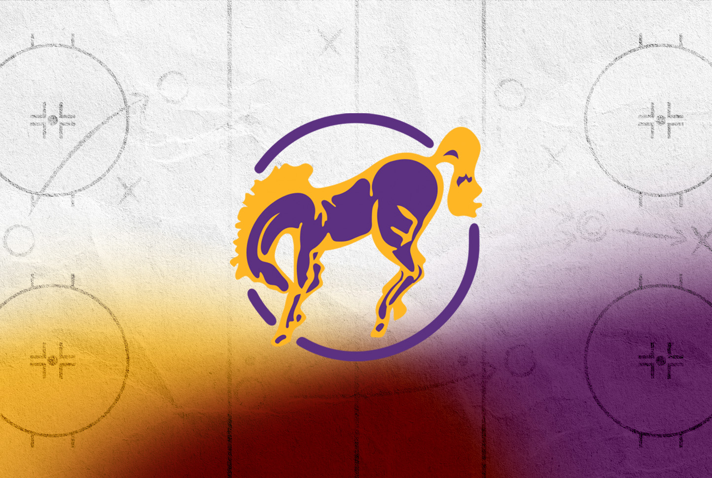 International Falls Broncos Logo Prowlers Light Up Scoreboard In Win